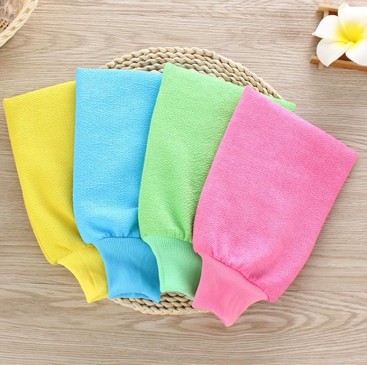 1pc Body Cleansing Scrub Glove Shower Spa Exfoliator Double Sided ...
