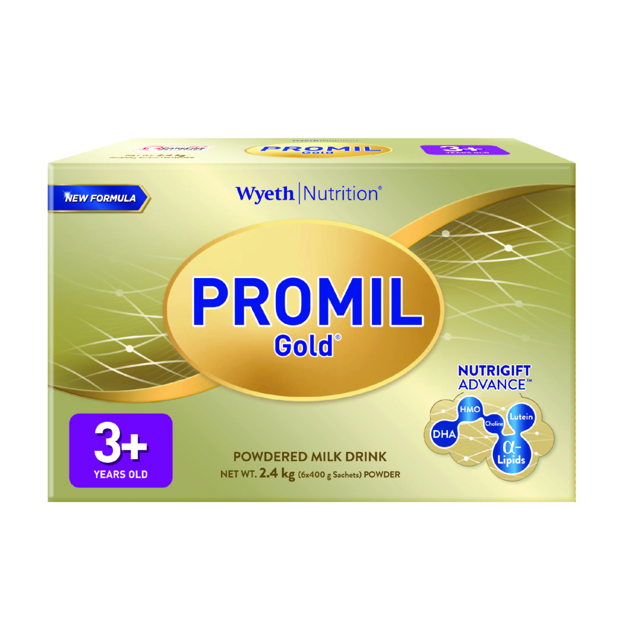 PROMIL GOLD FOUR Powdered Milk Drink for Over 3 years Old Box 2.4kg ...