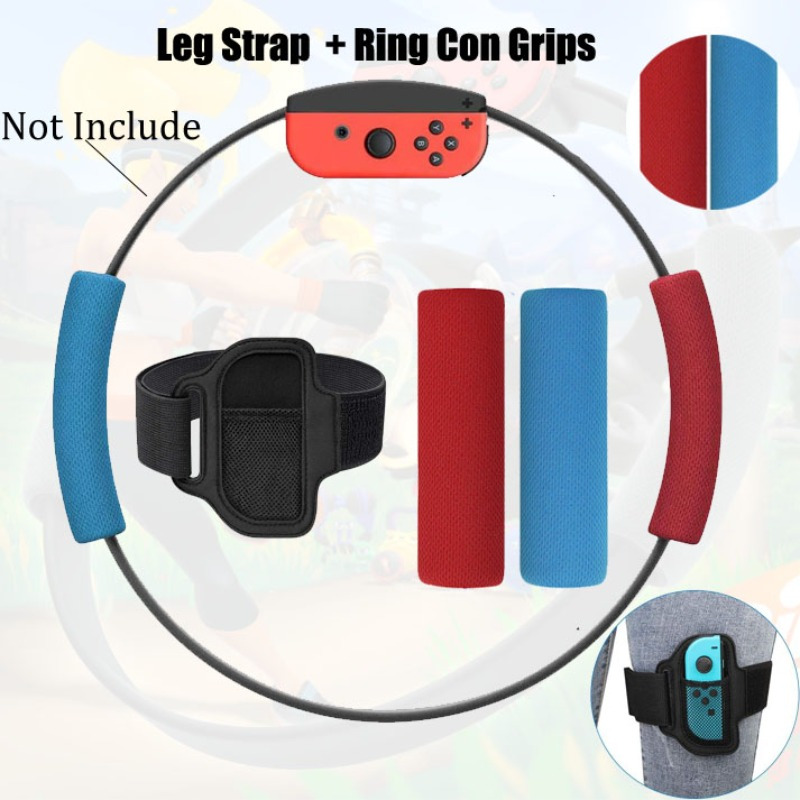 Accessories Kit for Nintendo Switch Ring Fit Adventure, 2 Ring Con Non ...