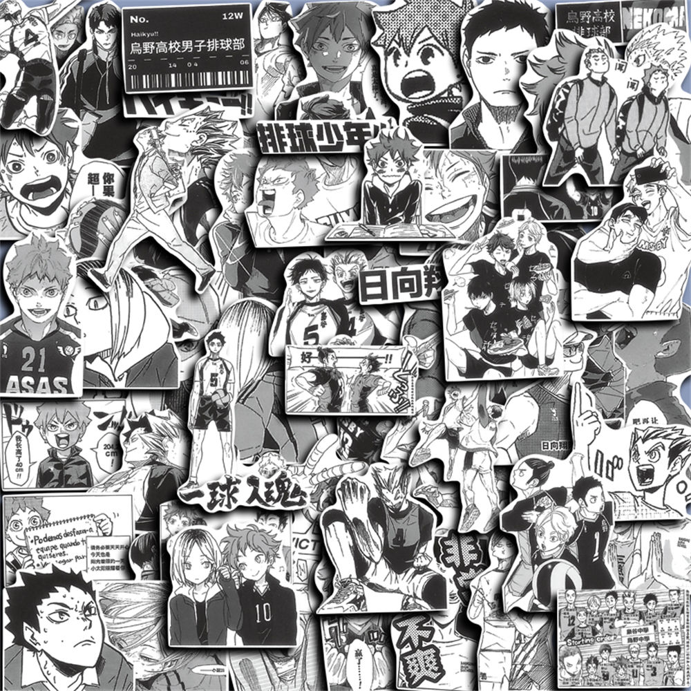 60pcs Japanese Anime Characters Stickers Diy Computer Washi ...