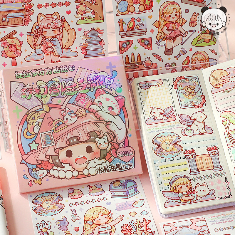 14 PCS/Box Telado Sticker DIY Sticker Custom Sticker Book Quiet Book ...