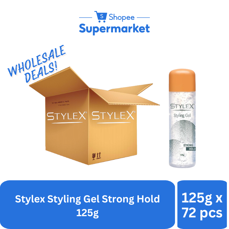 Stylex Styling Gel Strong Hold 125g 72pcs (1 Case) | Shopee Philippines