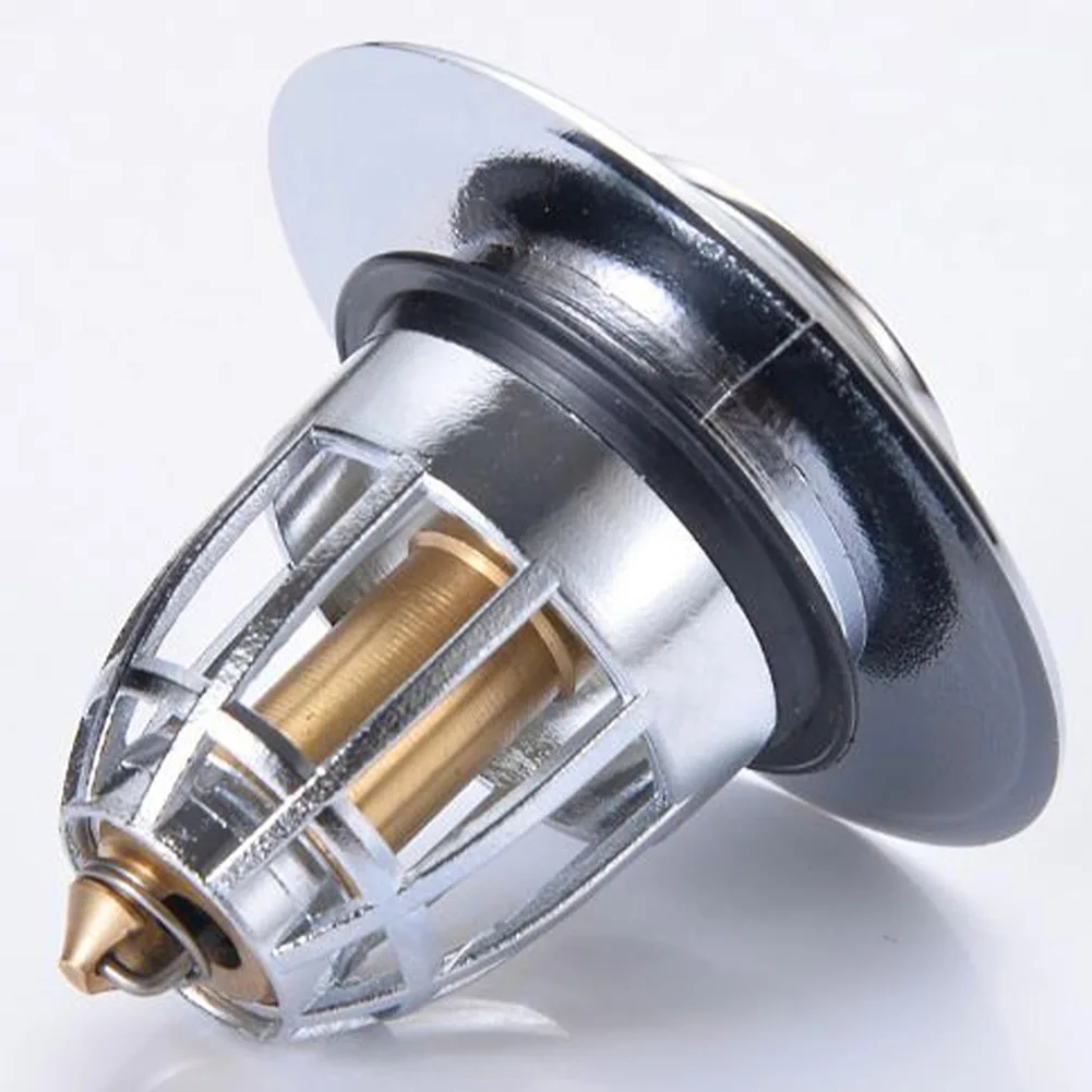 Press-type Bouncing Core Anti-odor Basin Leak Plug - Copper Core Drain ...