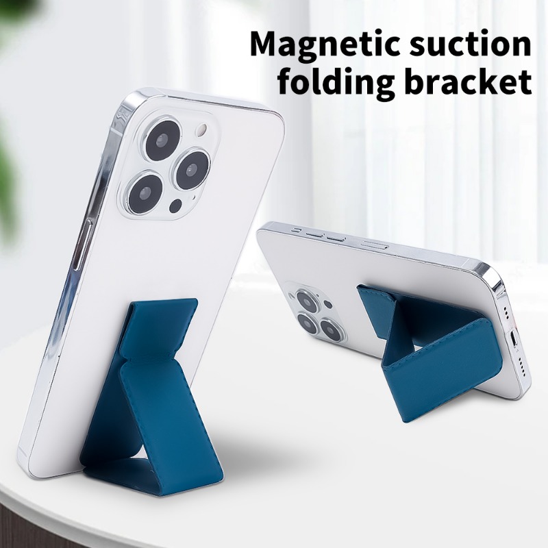 Ultra Thin Mini Magnetic Folding Mobile Phone Holder Stand - Self ...