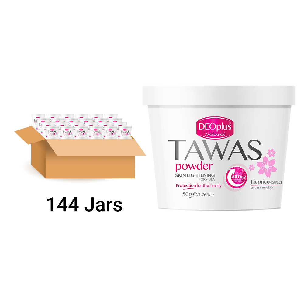 Deoplus Tawas Powder with Licorice Extract (Pink) 50g (144 pcs), 1 Case ...