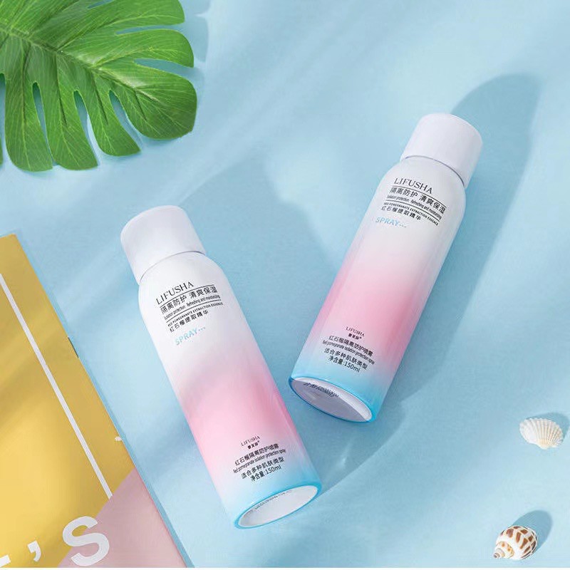 LIFUSHA summer girl Pomegranate Isolation Protection Whitening ...