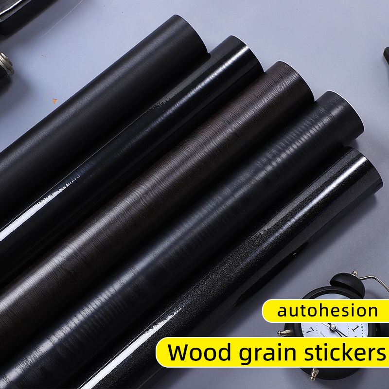 1 Roll 5m, Black Stickers, Refurbished Self-Adhesive Stickers ...