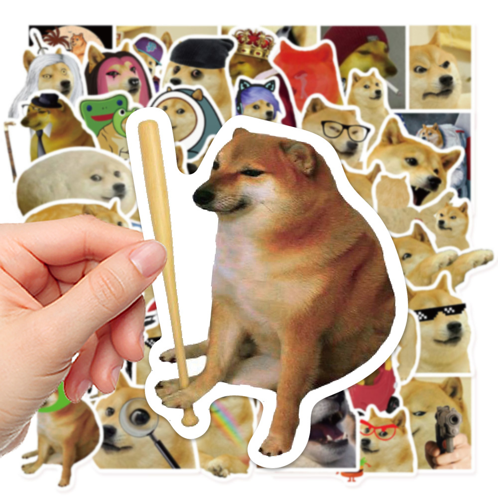 50Pcs Funny and Annoying Dog Series Graffiti Stickers for Suitcases ...