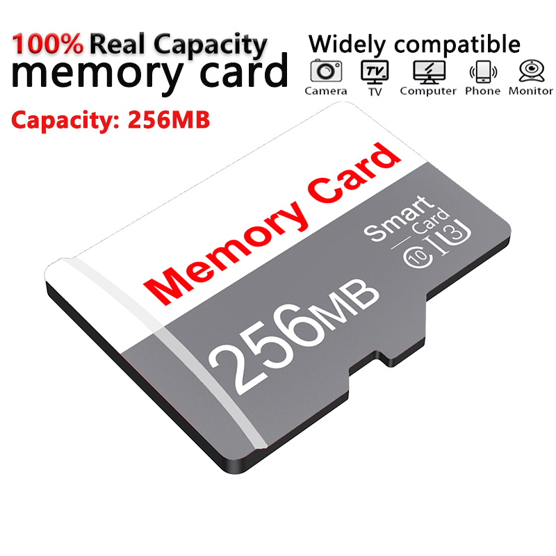 256MB microSD (TF) Card - Class 10 A1 Small Capacity for Phones ...
