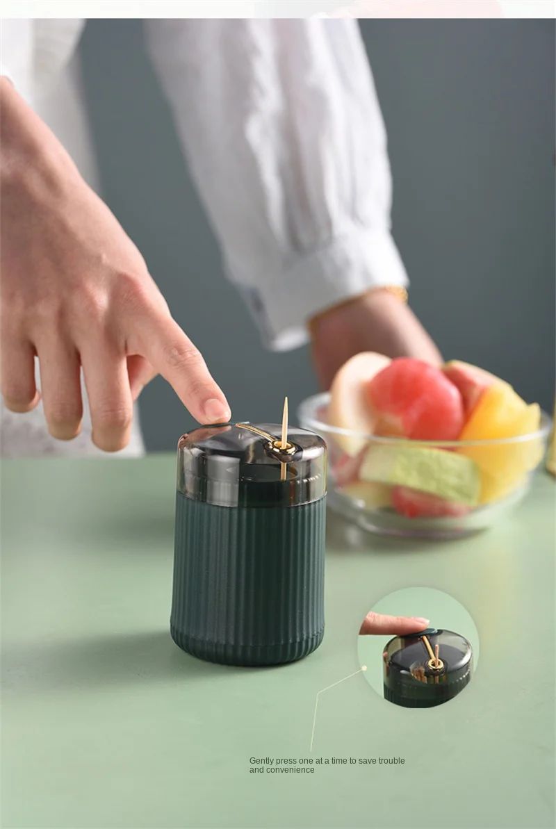 Pop-up Automatic Toothpick Dispenser Portable Plastic Toothpick Holder ... Pop-up Automatic Toothpick Dispenser Portable Plastic Toothpick Holder ...