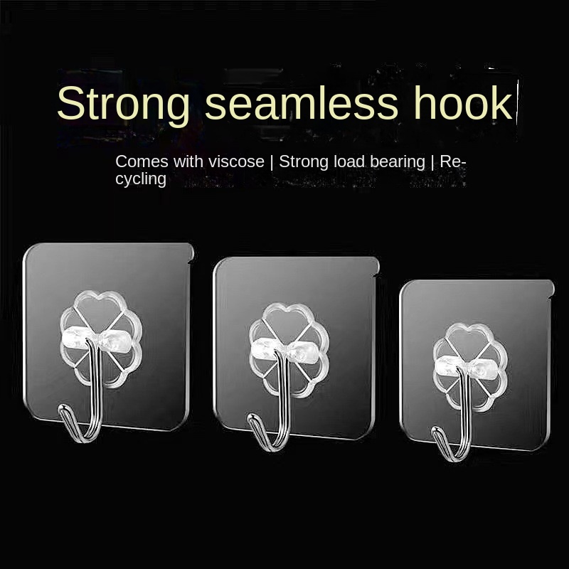 TEN-Pack Strong Adhesive Hooks – Nail-Free, Traceless Wall Hooks for ...