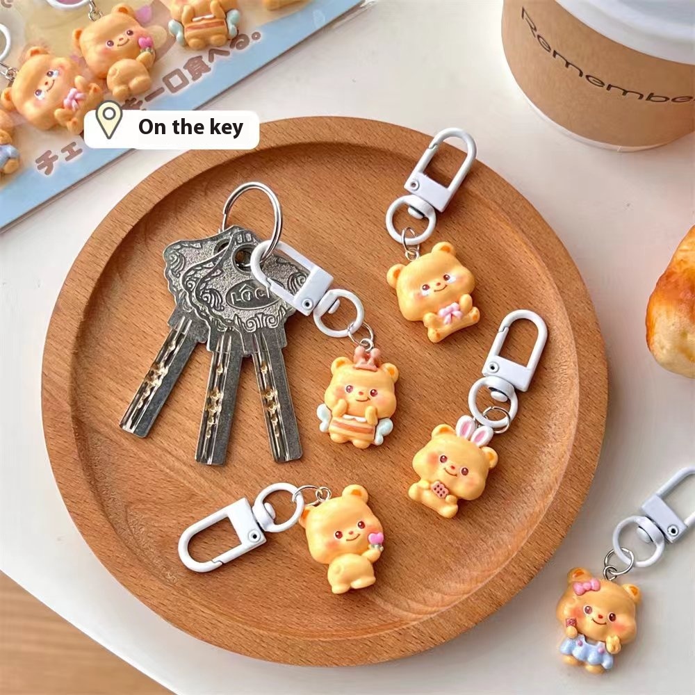 Cartoon keychain cute bag pendant ins wind high appearance level ...