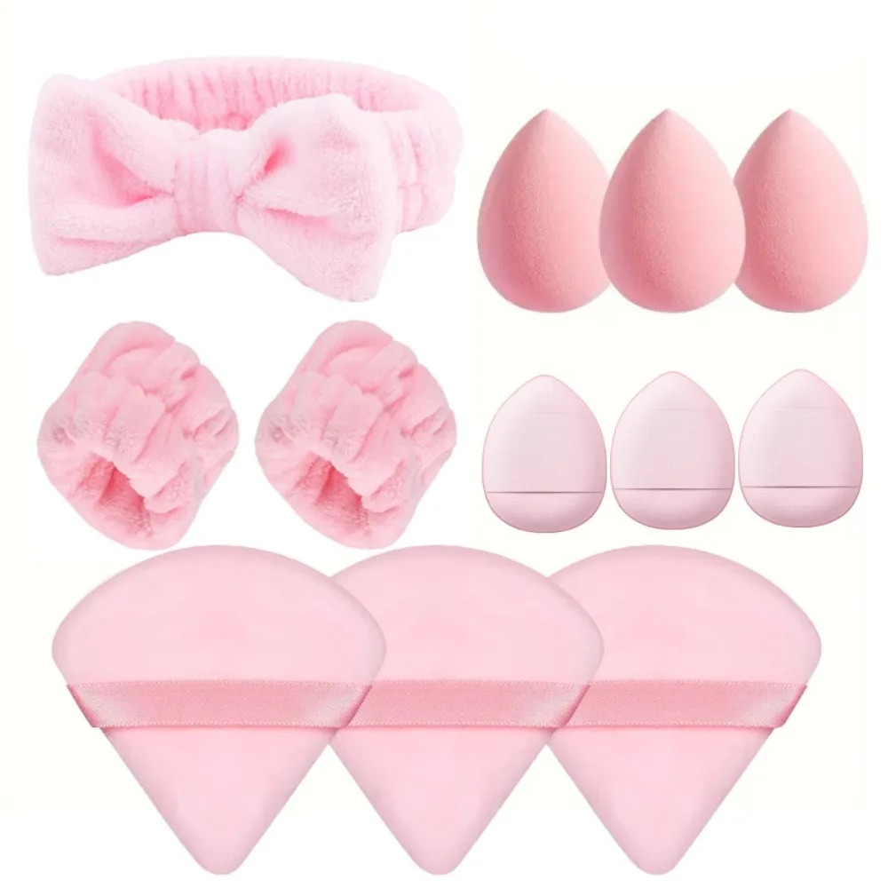 12Pcs Cosmetic Puff Makeup Sponge Blender Beauty Egg Foundation Sponges ...