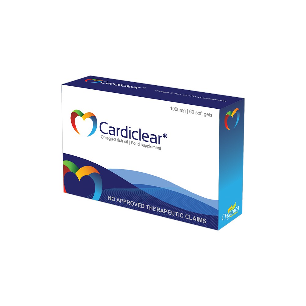 Cardiclear Omega-3 Fish Oil For Lower Cholesterol and Blood Pressure ...