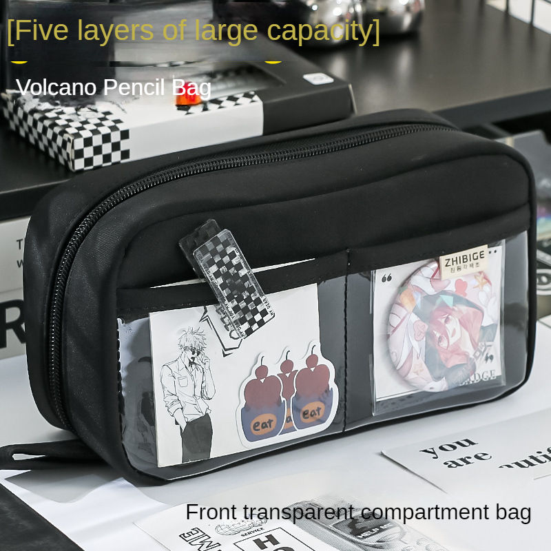 Stylish Large Capacity Transparent Pencil Case | Premium Student ...