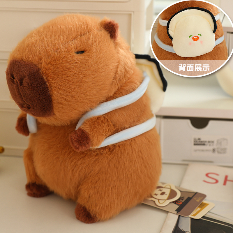 Kawaii Transform Backpack Capybara Plush Doll Pillow Pentant Turtle ...