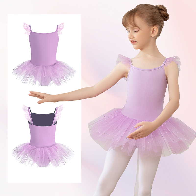Sweet Lace Princess Style Girls Kids Ballet Skirt Dance Costume with ...