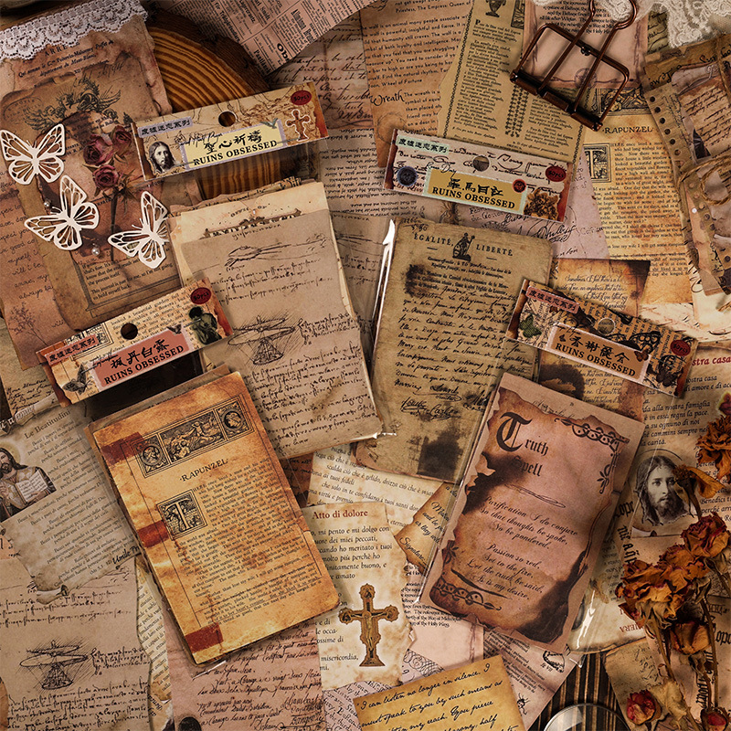 Ruins Obsessed Retro Handbook Material Paper Handbook Note Paper Non ...