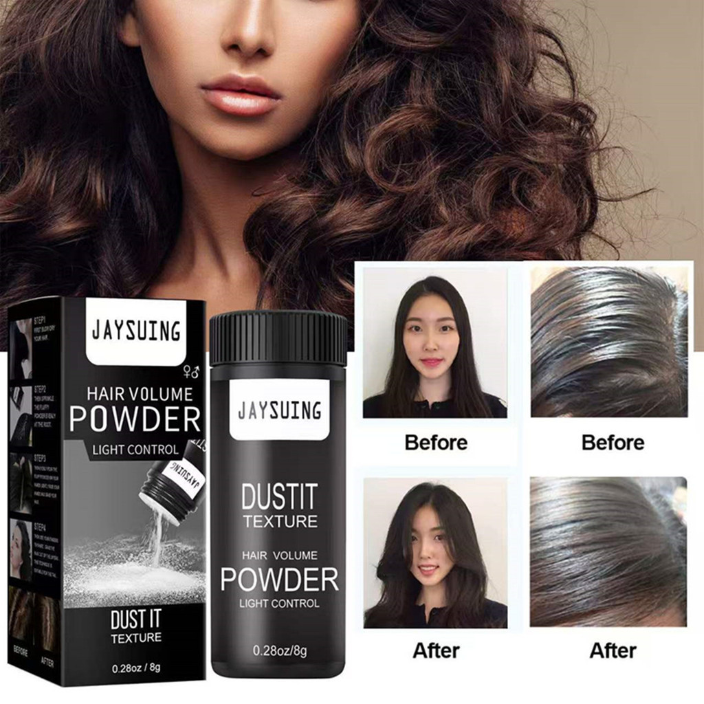 Jaysuing Fluffy Hair Powder Mattifying Powder Finalize Increase Hair ...
