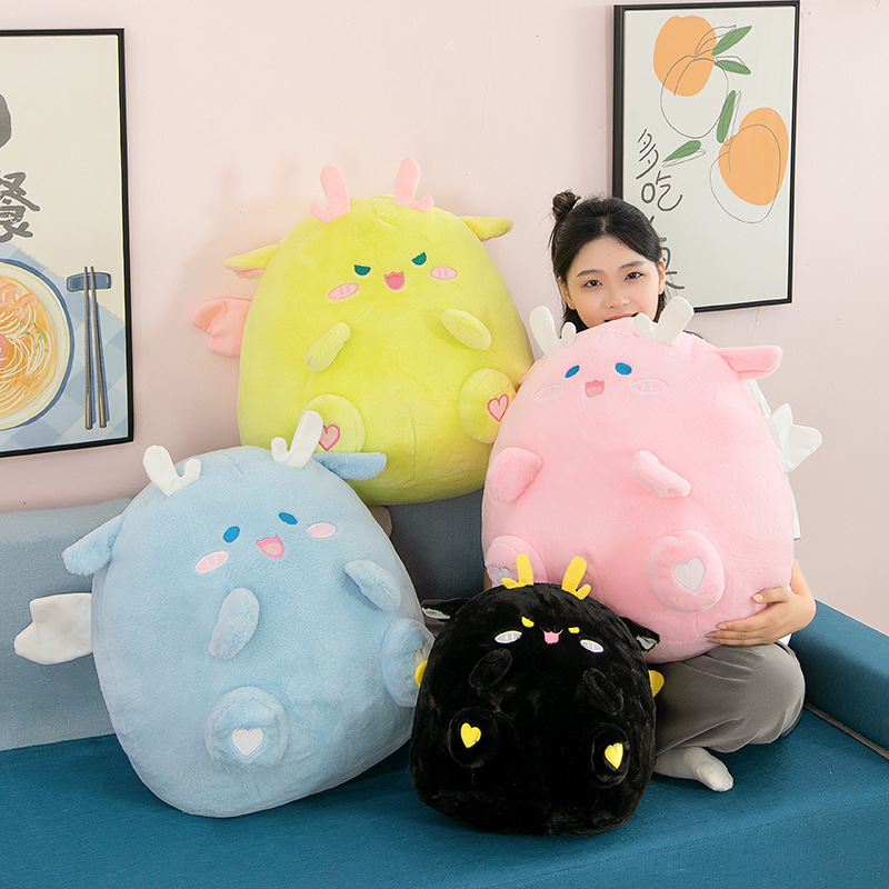 DDL 30CM Fat Dunlong Plush Toy Children's Cute Doll Multicolor Doll ...