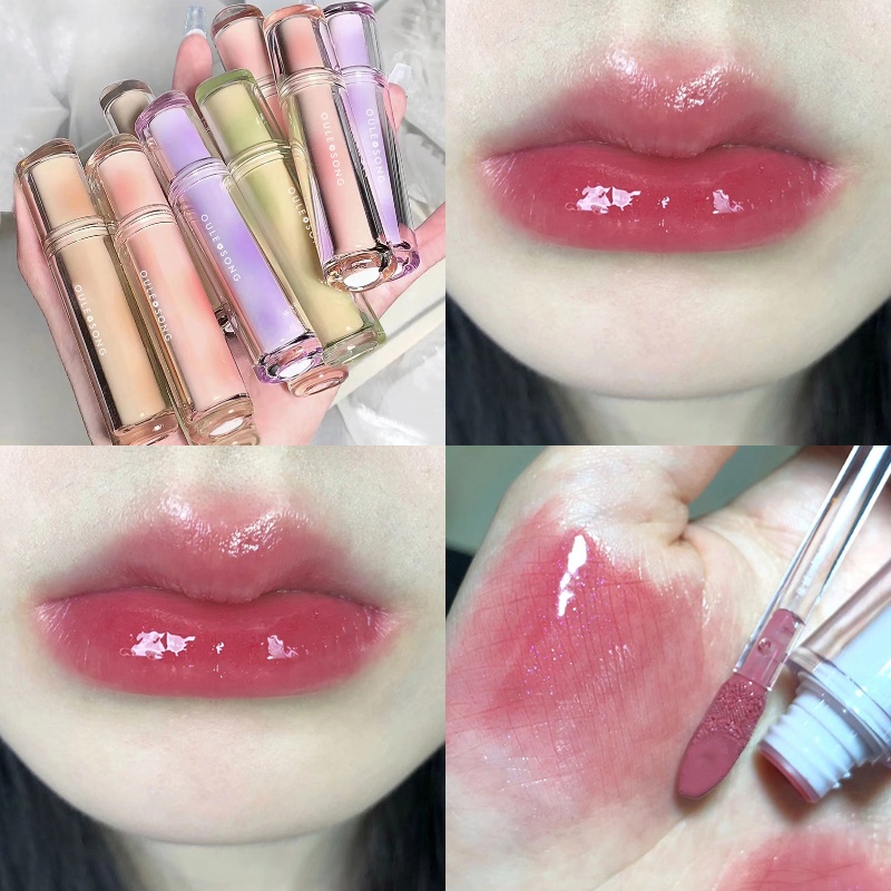 Ice Tea Mirror Lip Glaze Moisturizing Liquid Lipstick Glass Cream Lip ...