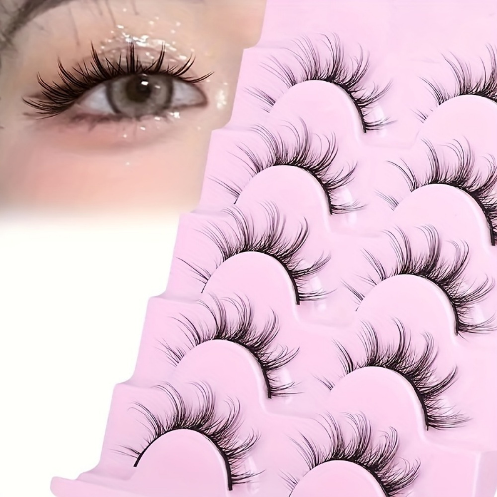 5pcs False Eyelashes Little Devil Eyelashes Natural Makeup Daily Makeup ...