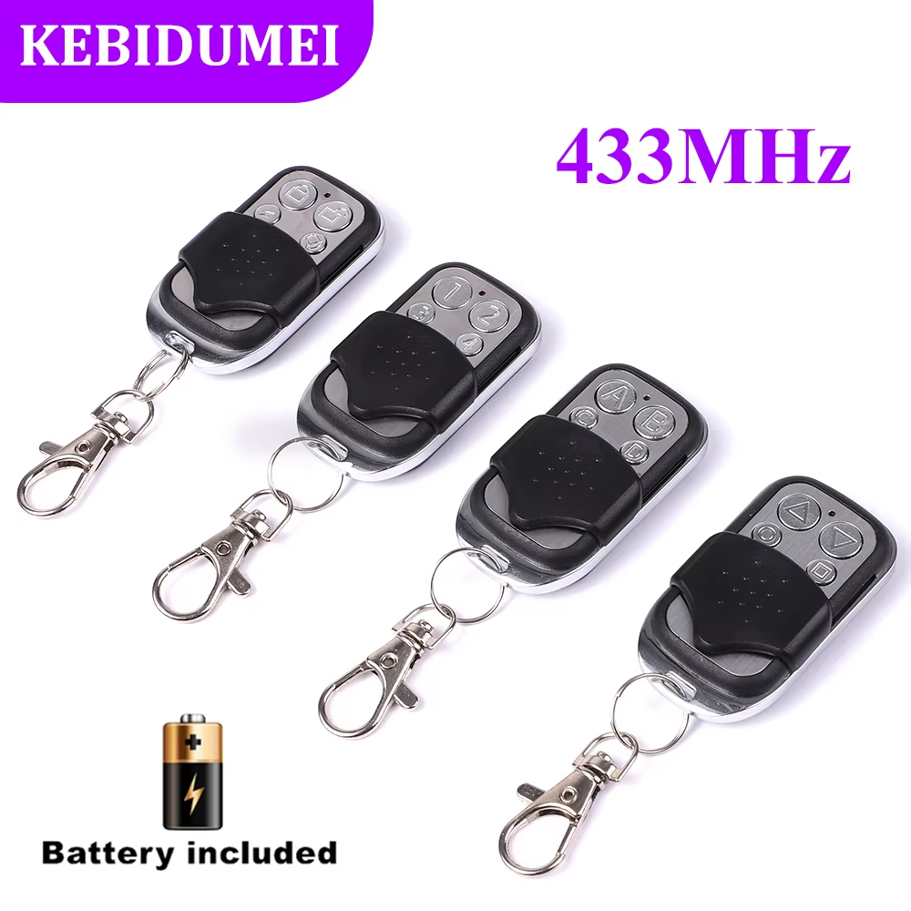433MHz Universal Electric Garage Door Control Wireless RF Remote ...