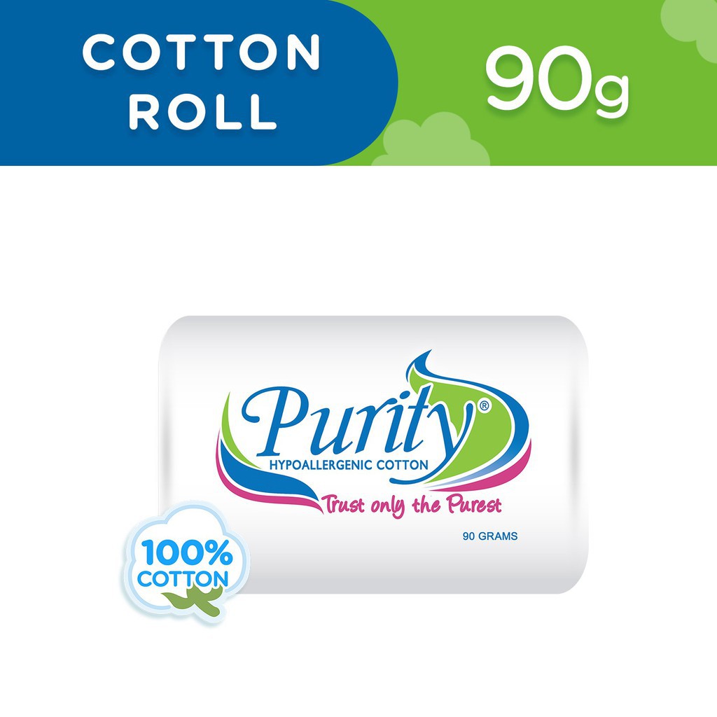 Purity Cotton Rolls 90g x 1 pack | Shopee Philippines
