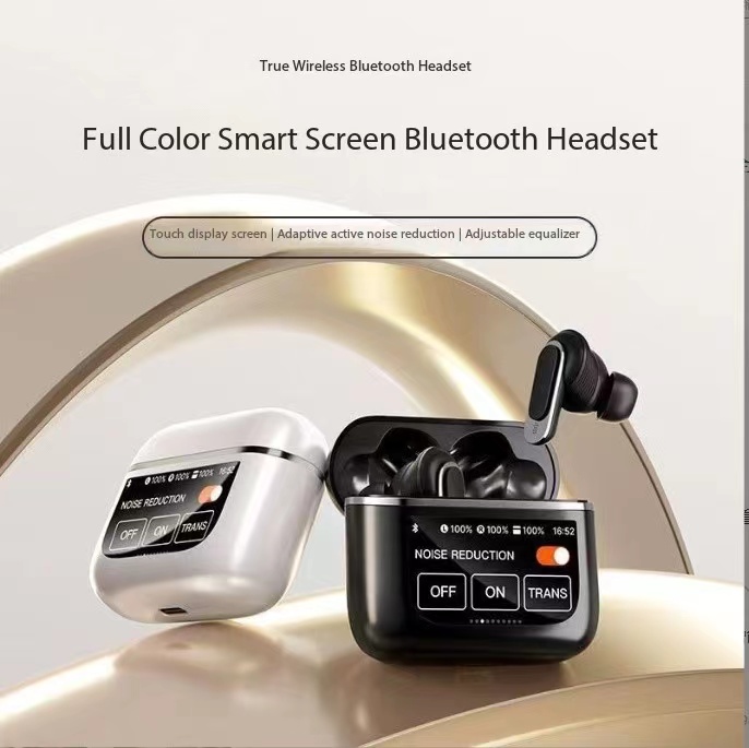 Cross-border Hot-selling V8 LCD Screen Noise Cancelling Headset Full ...