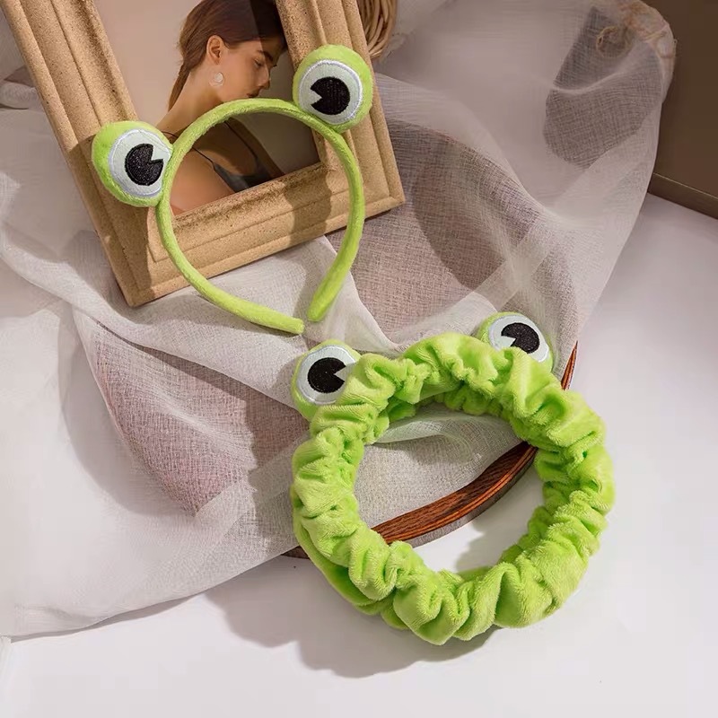 Frog Face Wash Headband Ladies Fabric Headband Animal Headband Headband ...