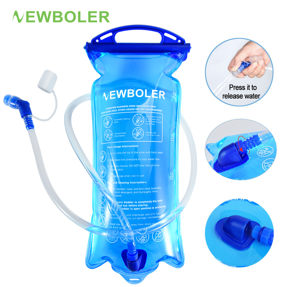 Newboler 1.5L 2L 3L Water Bladder Portable Water Bag TPU BPA-Free ...