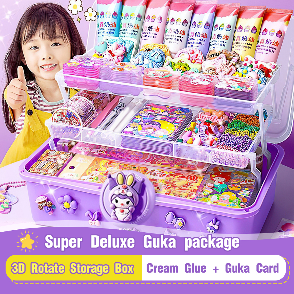 Customized Sticker Goo Card DIY Cream Guke Luxury Full Set Box Kids ...