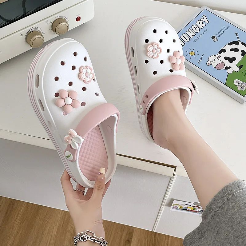 Clogs Hole Shoes Women Outdoors Slippers Women Cave Garden Shoes ...