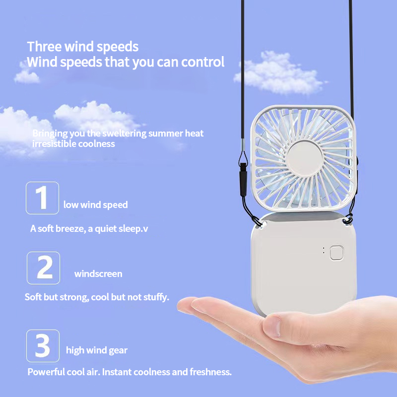Playhot Portable Turbo Fan Portable Handheld Mini Fan, Foldable ...