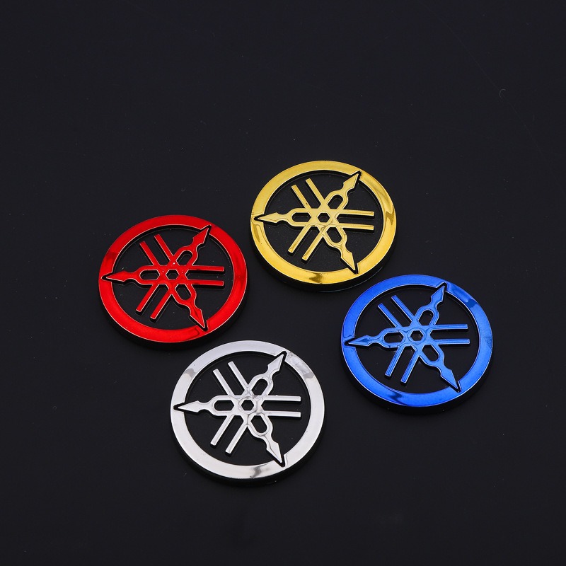 Original For Yamaha 3D Emblem Round Logo Stickers 48mm for YAMAHA ...