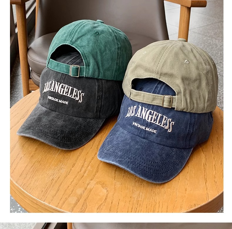 Retro style duckbill men's and women's baseball caps, suitable for ...