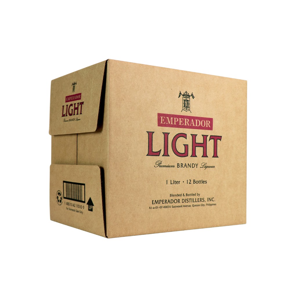 Emperador Light 1L x 12 (Case) | Shopee Philippines