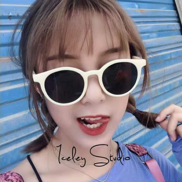 Korean Fashion Round Cat Eye Sunglasses #8804 | Shopee Philippines
