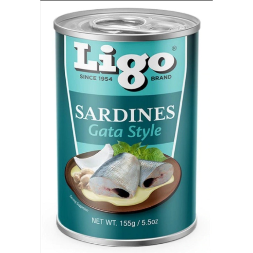 Ligo Sardines Gata Style 155g | Shopee Philippines