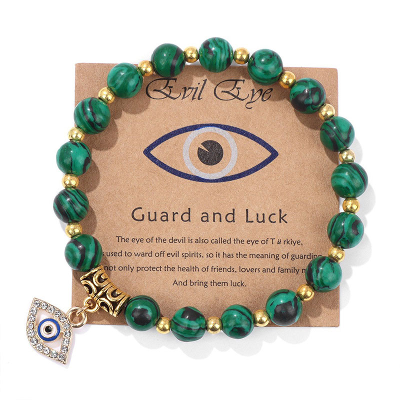 Cross Border Hot Selling Natural Stone Bead Bracelet for Unisex Retro ...