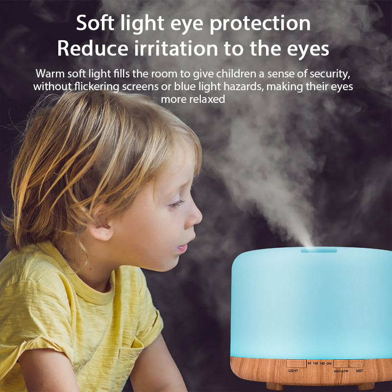 High Quality Energy Efficient Wood Grain Aroma Diffuser Peaceful Nourishing Art Like Design ...