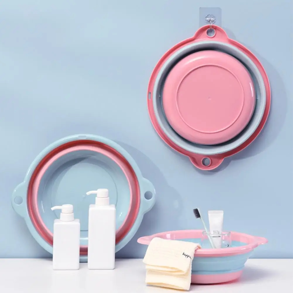 Multipurpose Plastic Collapsible Folding Bucket Foldable Wash Basin ...