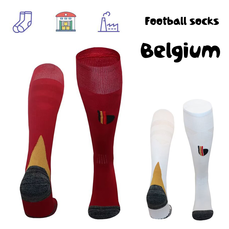 24 Belgium European Football Styles Children Adults Soccer Socks Boys ...