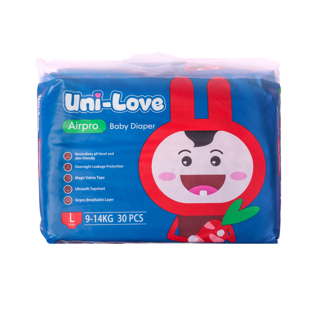 UniLove Airpro Baby Diaper 30's (Large) | Shopee Philippines