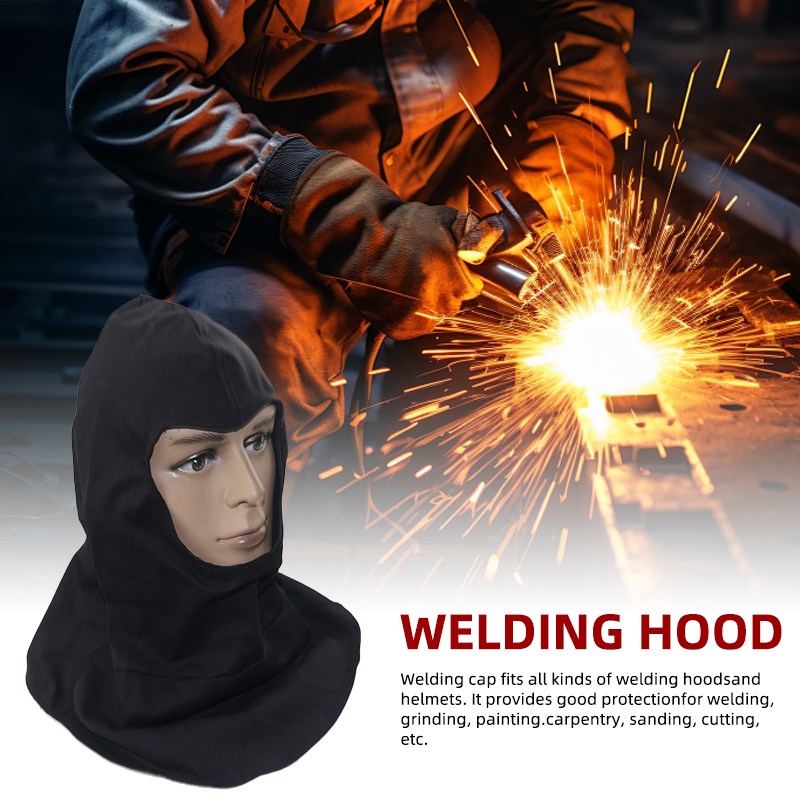 The new sputtering spark-retardant soft cloth welding mask is used for ...