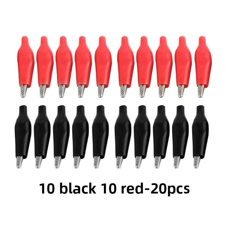 Durable Pure Copper Alligator Clips - 20pcs 28mm Test Clips for Battery ...