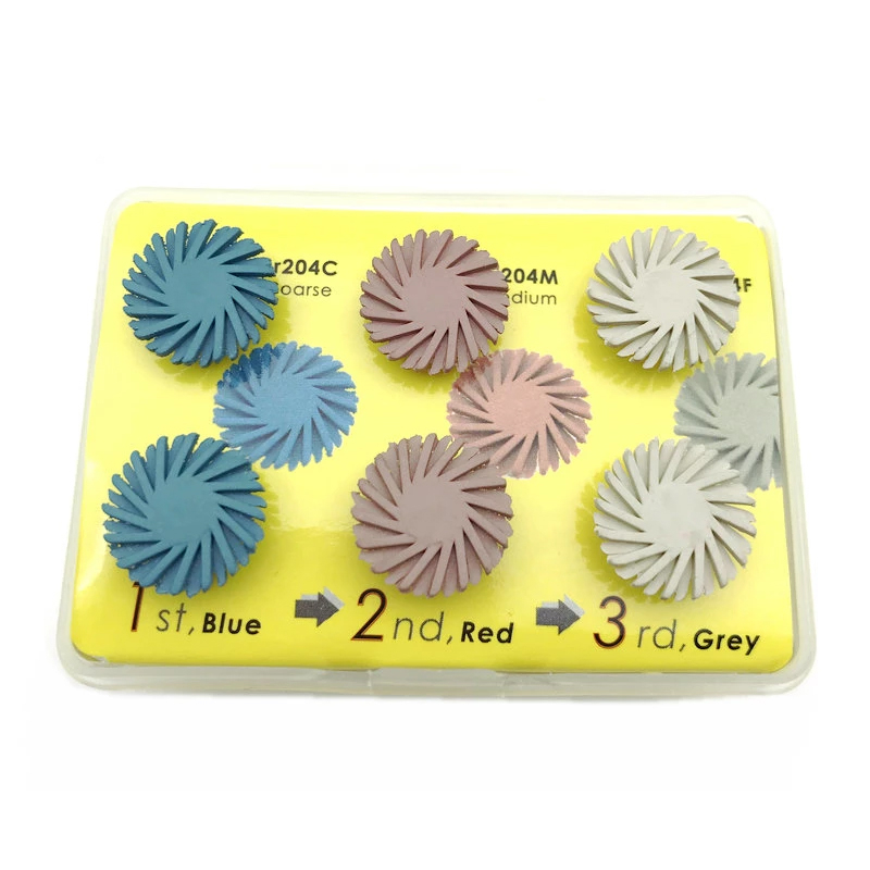 6Pcs/box Dental Composite Resin Polishing Disc Kit Diamond System Teeth ...