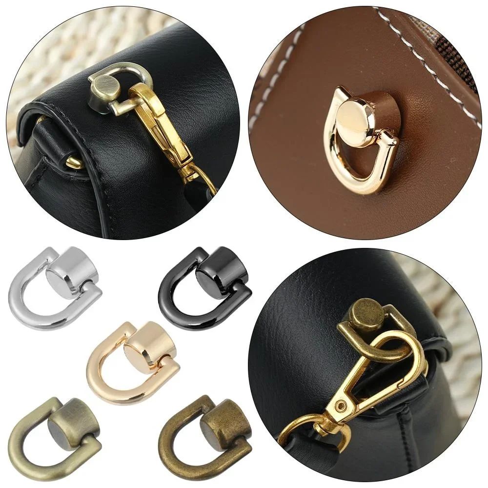 4Pcs Metal Bag Rivet Nail Buckle Studs Button Handbag Belt Hanger ...