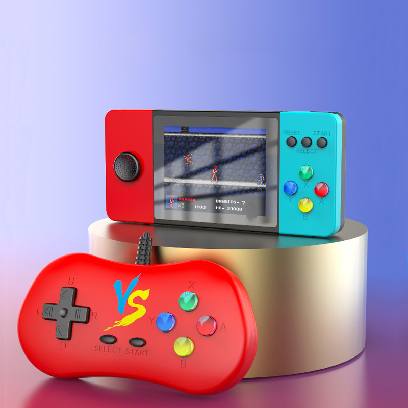 New K9 Handheld Game Console 500 in One Pair Remote Feeling Mini 8-Bit Game Console Retro Tetris ...