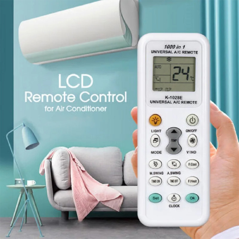 1000 in 1 Universal K1028E Air Conditioner Remote Control LCD A/C ...